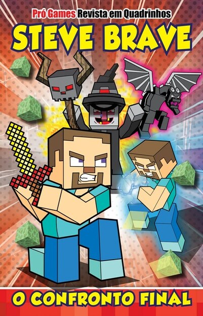 Cofenplay - Pró Games Revista em Quadrinhos Minecraft (Steve Brave)